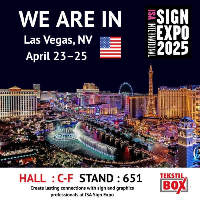 ISA Sign Expo 2025 - TekstilBox